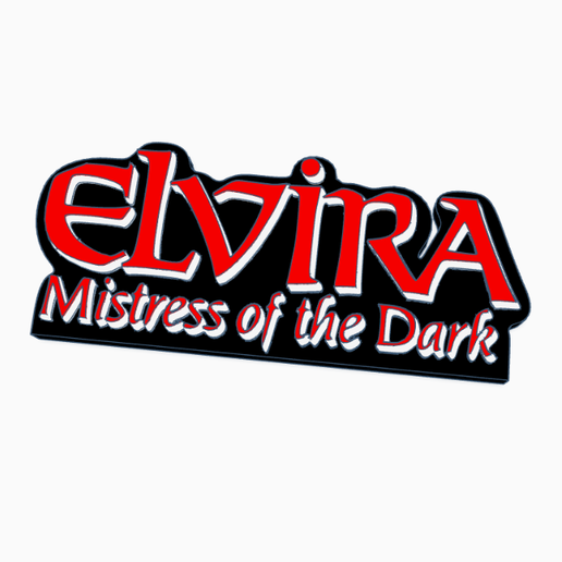 🎬 ELVIRA - MISTRESS OF THE DARK Logo Display by MANIACMANCAVE3D・ STL ...