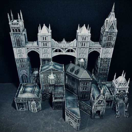 3D file Gothic Expansion Pack: Bridges and Pavilions 🎲 ・3D printer ...