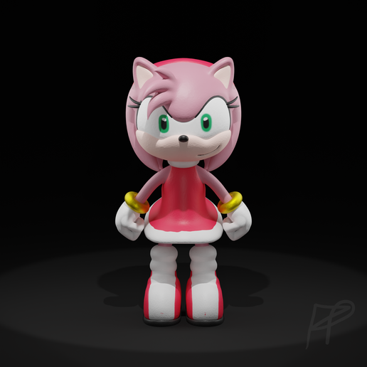 🌹 Amy Rose・ STL File for 3D printing・Cults