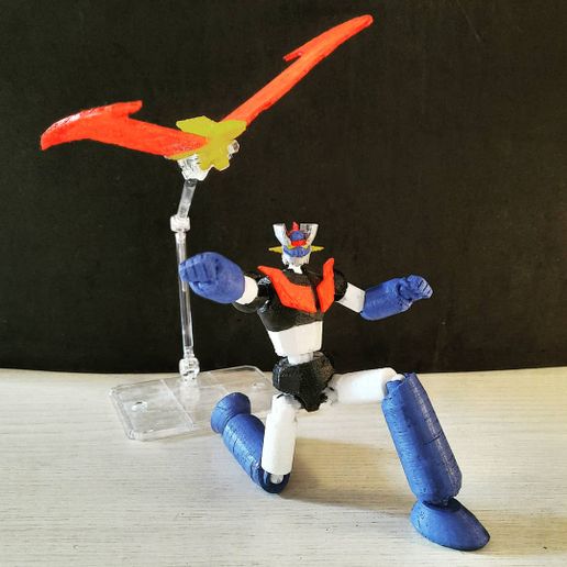🎨 Mazinger Z Action Figure + Jet Scrander・Free 3D File for ・Cults