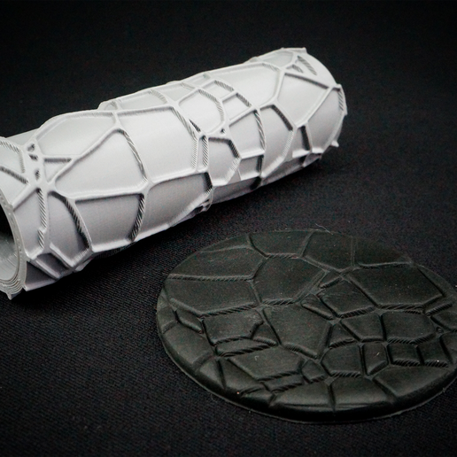 🎲 Ground Texture Roller, DIY, DnD terrain, diorama supplies・ STL File ...