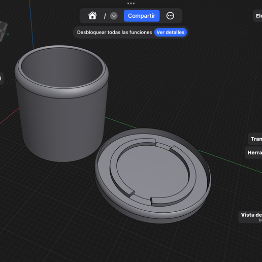 Archivo 3MF gratis Maseta 🪞 ・Plan para descargar y imprimir en 3D・Cults