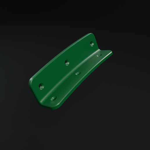 🏠 Curved bracket・free STL file for 3D printing・Cults