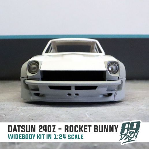 🚀 Datsun/Nissan 240Z Pandem Rocket Bunny transkit 1:24 scale・ STL File for 3D printing・Cults