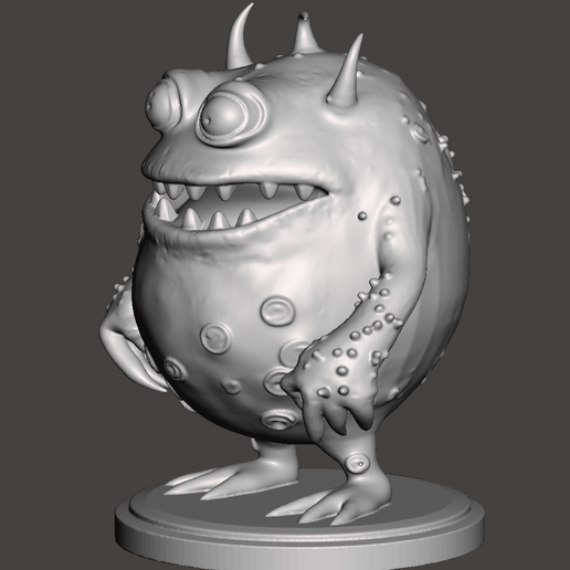 👹 fat monster・ STL File for 3D printing・Cults