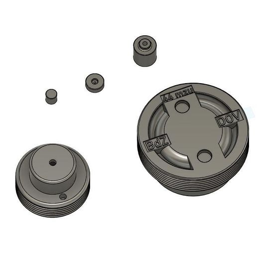 🚀 Nebelwerfer Rocket Base Fuze・ STL File for 3D printing・Cults