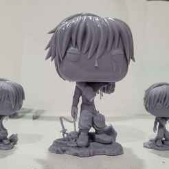 3D printer Toji (Death) Jujutsu Kaisen Funko Pop Custom • made with ...