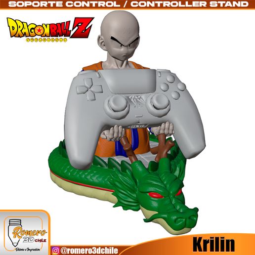 STL file Control Stand / Krilin / Dragon Ball Z 🎛️ ・3D printable model ...