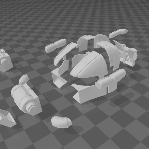 STL file Wearable Zaku Helmet 🪖 (OBJ)・3D printable model to download・Cults