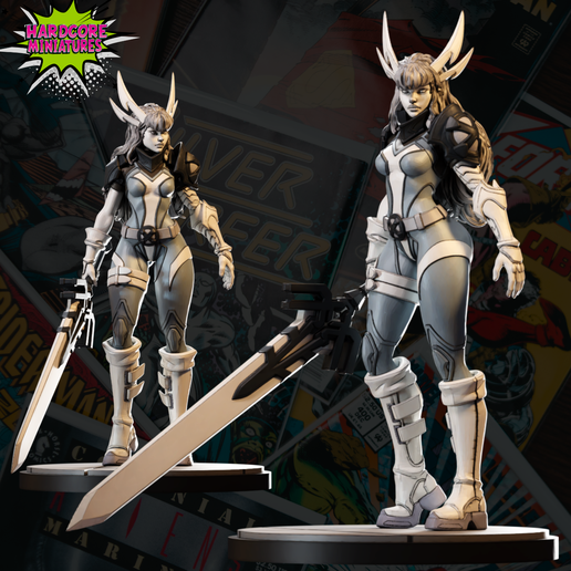 🎲 MARVEL CRISIS PROTOCOL MAGIK PRESUPPORTED INCLUDED・ STL File for 3D ...