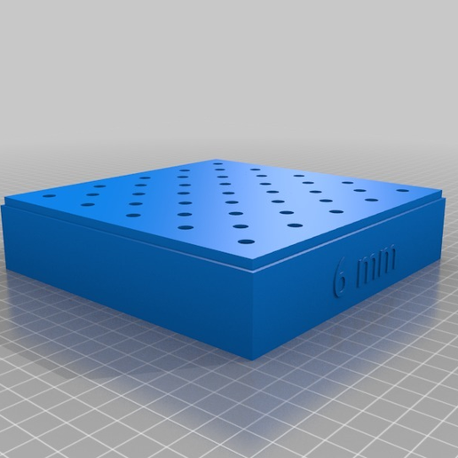 📦 Router bits storage box 6, 8 mm and 1/4"・Free 3D File for ・Cults