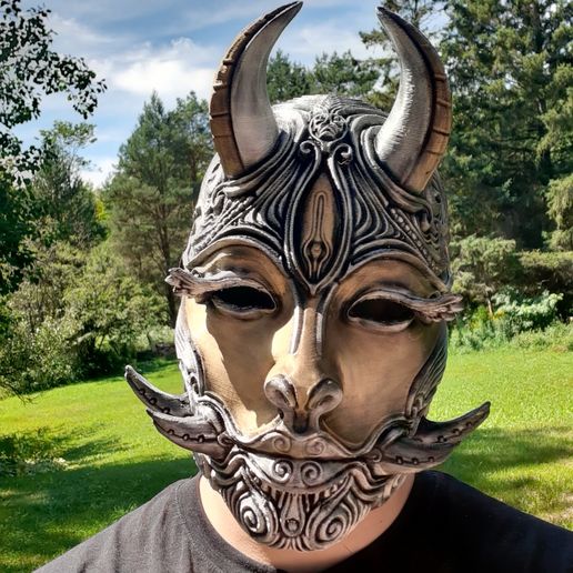 ♀️ female oni mask・ STL File for ・Cults