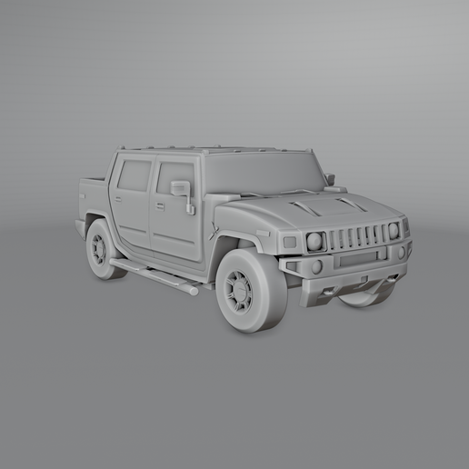 🚗 Hummer H2 2006・ STL File for 3D printing・Cults