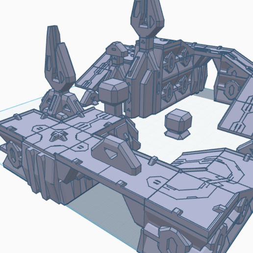 😇 Halo Flashpoint Forerunner Temple Modular Terrain Set・Free 3D File ...