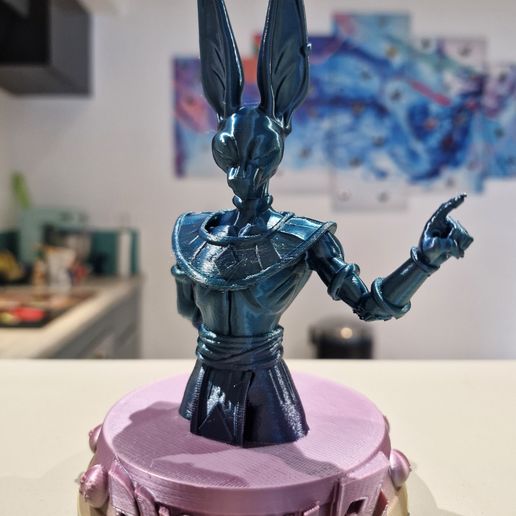 👤 Beerus HD Bust Dragon Ball Z/Super・ STL File for 3D printing・Cults