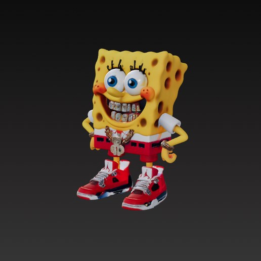 💎 SpongeBob Diamond Chains・ STL File for 3D printing・Cults