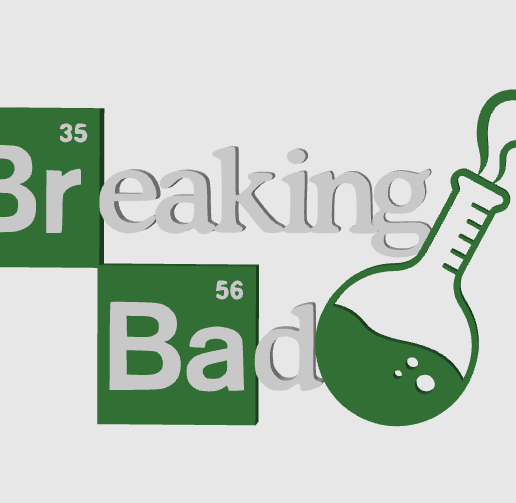 🎨 Breaking Bad Título Pantalla | Decoración de escritorio | 3D ...