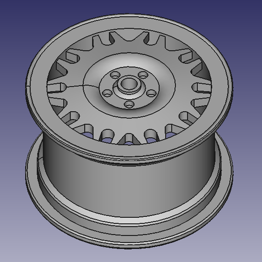 🛞 SPOKE WHEEL RIM DESIGN・ STL File for 3D printing・Cults