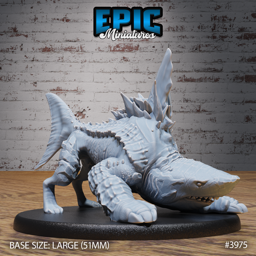 3D file Shark Dog Set ‧ DnD Miniature ‧ Tabletop Miniatures ‧ Gaming ...