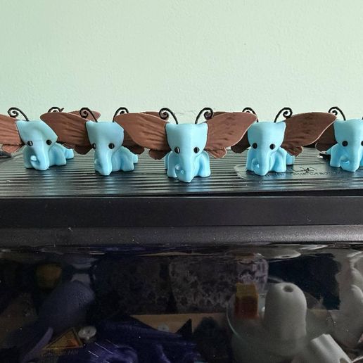 🐘 Butterphant Flexi- part elephant, part butterfly, all cute!・ 3D File ...
