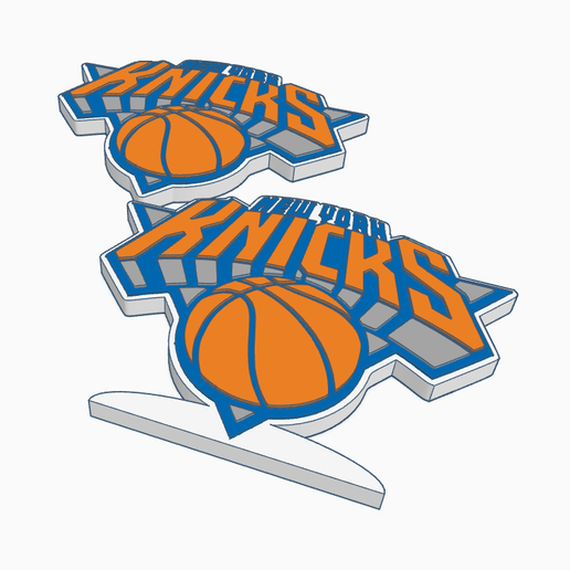 🆕 2x NEW YORK KNICKS Logo Display by MANIACMANCAVE3D・ STL File for 3D ...