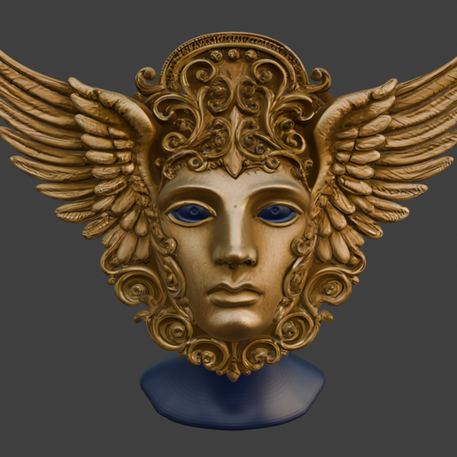 🪞 Archangel Mask・ STL File for 3D printing・Cults