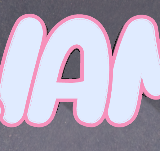 STL file LIAM name lamp 🔦 ・3D printing design to download・Cults