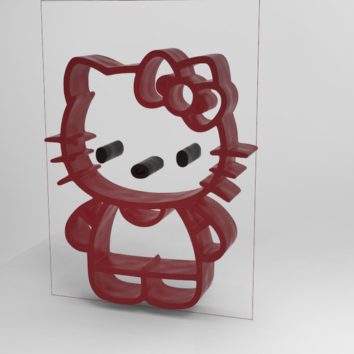 👋 Hello Kitty 3D・Free STL File for 3D printing・Cults