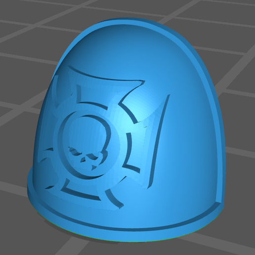 🛰 Space Marines Mark IV Veteran Pauldron Shoulder Pad・Free STL File for ...