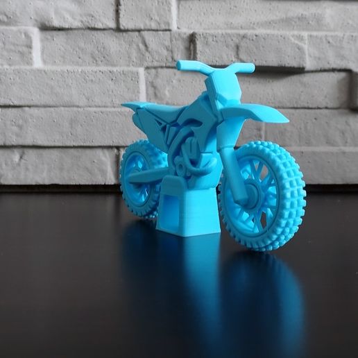 🚗 Motocross bike - print in place, no supports・ STL File for 3D ...