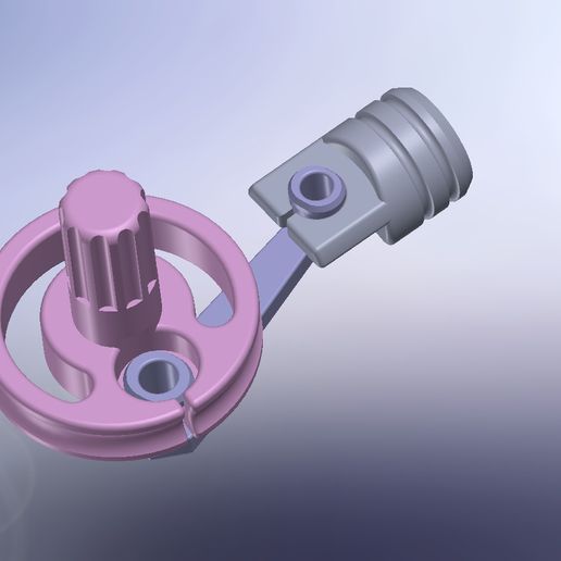 🔑 Mini one-cylinder engine as a key ring for motorcyclists / Engine ...