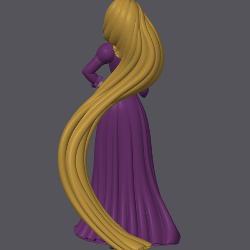 👸 Rapunzel from Tangled・ STL File for 3D printing・Cults