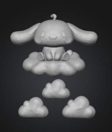 🎲 Cinnamoroll Decorative Clouds・ STL File for 3D printing・Cults