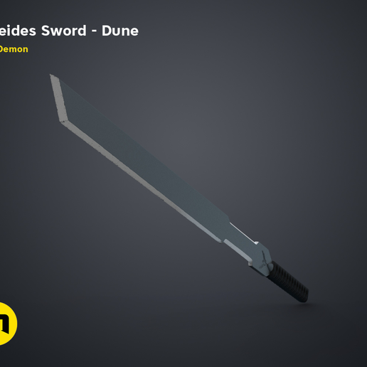 🗡️ Atreides Sword 2 – Dune・ 3D File for ・Cults