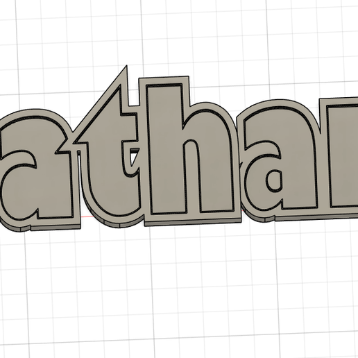 🎨 illuminated sign Nathan・ STL File for 3D printing・Cults