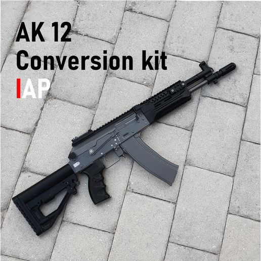 🔫 AIRSOFT AK 12 Conversion Kit - GEN.1・ STL File for ・Cults