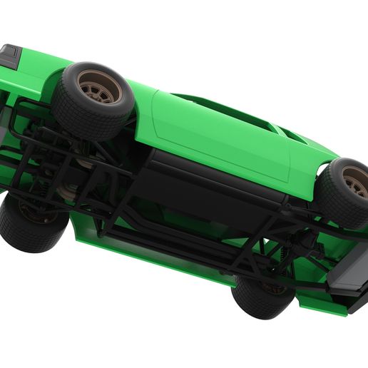 🏎️ Diecast Vintage dirt late model race car Scale 1:25・ 3D File for ・Cults
