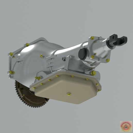 💭 GM TH350 - GEARBOX for Chevy 235 Stovebolt・ STL File for 3D printing ...