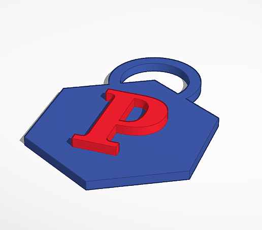 STL file LLAVERO LETRA P ( LETTER P KEYCHAIN ) 🗝️ ・Template to download ...