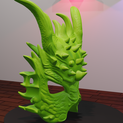 🐉 Dragon Mask・ STL File for 3D printing・Cults