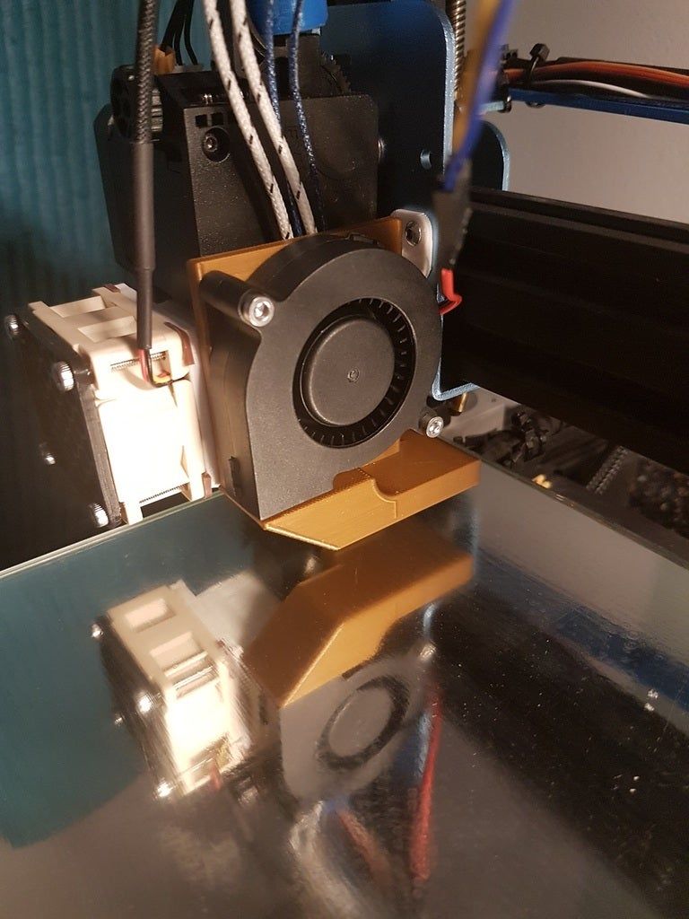 Download free STL file Sovol Sv01 5015 radial part cooling duct for v6 hotend • 3D print model ...