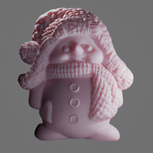 STL file Snowman - snowman ☃️ ・3D printable design to download・Cults
