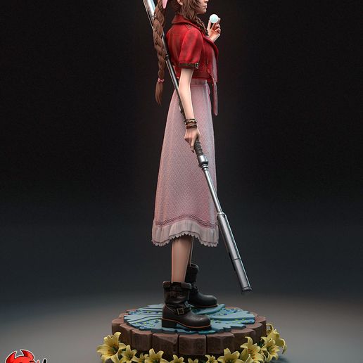 👾 Aerith・ STL File for 3D printing・Cults