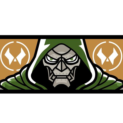 STL file Dr Doom - Light Box 📦 ・Model to download and 3D print・Cults