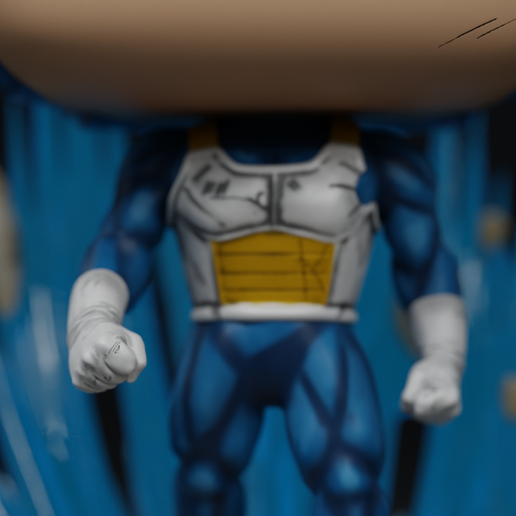 STL file Vegeta Royal Blue Funko Pop Custom (Dragon Ball) 🐉 ・Model to ...