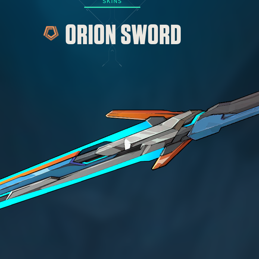 🗡️ Valorant Orion Sword・ STL File for ・Cults