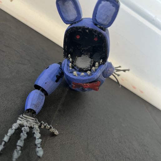 🦸 Withered Bonnie 3D Printed figure・ STL File for 3D printing・Cults