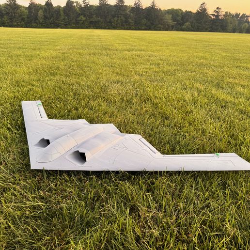 🥷 B2 Spirit Stealth Bomber Twin 50mm・ STL File for 3D printing・Cults
