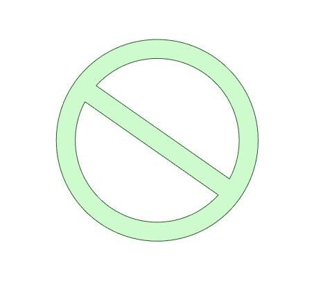 👾 Symbol-Cancel, No, Reject・Free STL File for 3D printing・Cults