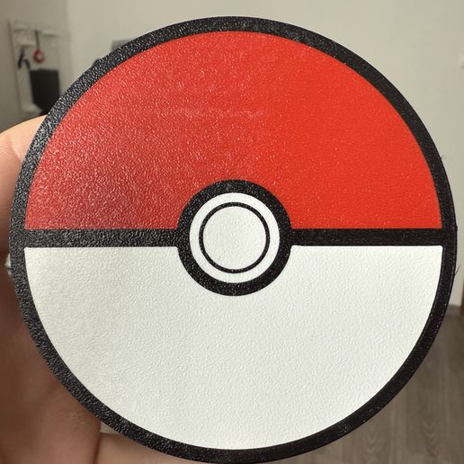 🐉 Poke ball Pokemon coaster・ STL File for 3D printing・Cults